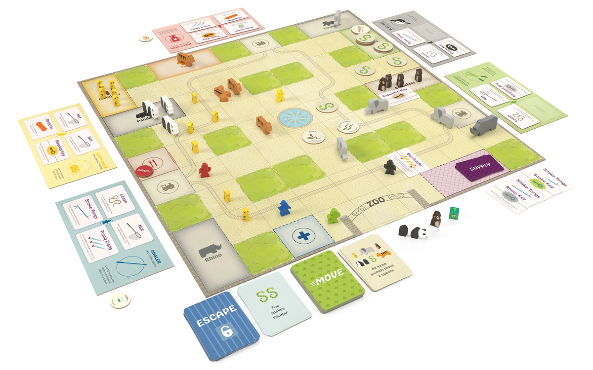 Zoo Break Board Game – Sunday Club Games